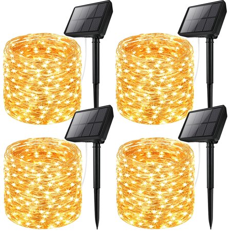 Solar String Lights Outdoor - Extra-Long 288Ft 800 LED Super Bright ...