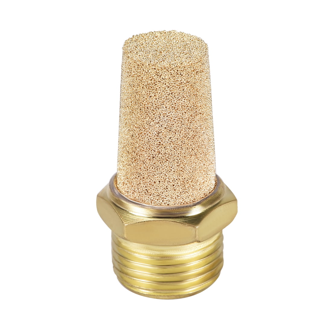 Sintered Bronze Exhaust Muffler G3/8 - Brass Body Pneumatic Air Muffler ...