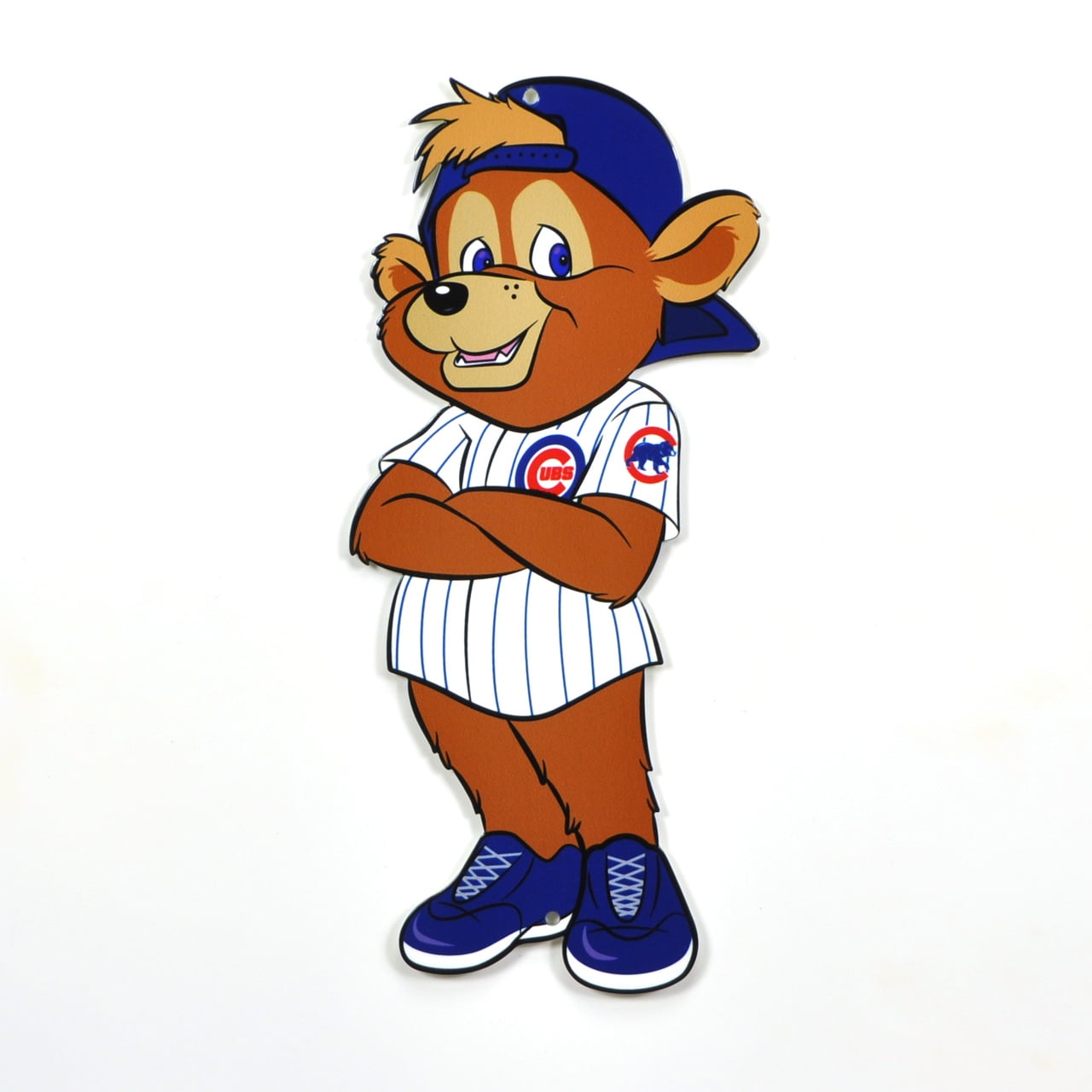 Chicago Cubs 12" Clark Mascot Standing Steel Logo Sign | Walmart Canada