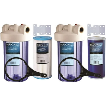 SimPure Whole House Water Filter System, with Carbon Filter and ...