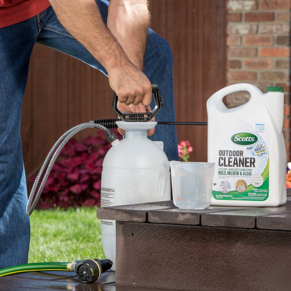 Scotts Plus Oxi Clean Outdoor Cleaner Concentrate - Walmart.com