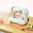 Poolin Basic Sewing Machine for Kids and Beginners, 27 Stitch Applications, Mini Design ...