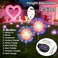 6-Piece Solar Garden Lights Solar Firework Lights, 200 LED String ...