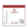 Sterling Silver 925 Simulated Pink Diamond Cushion Rounded Square Halo ...