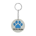 Personalized Dog Mom Keychain Beautiful Round Engraved and Laser Cut ...