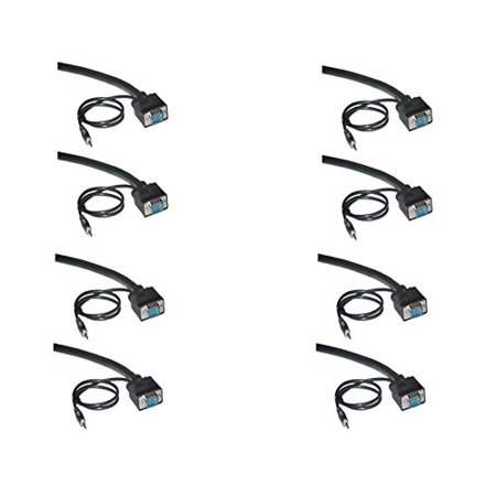 VGA SVGA Monitor Cable with Audio 10 Feet (3 Meters) HD15 (Male to Male ...