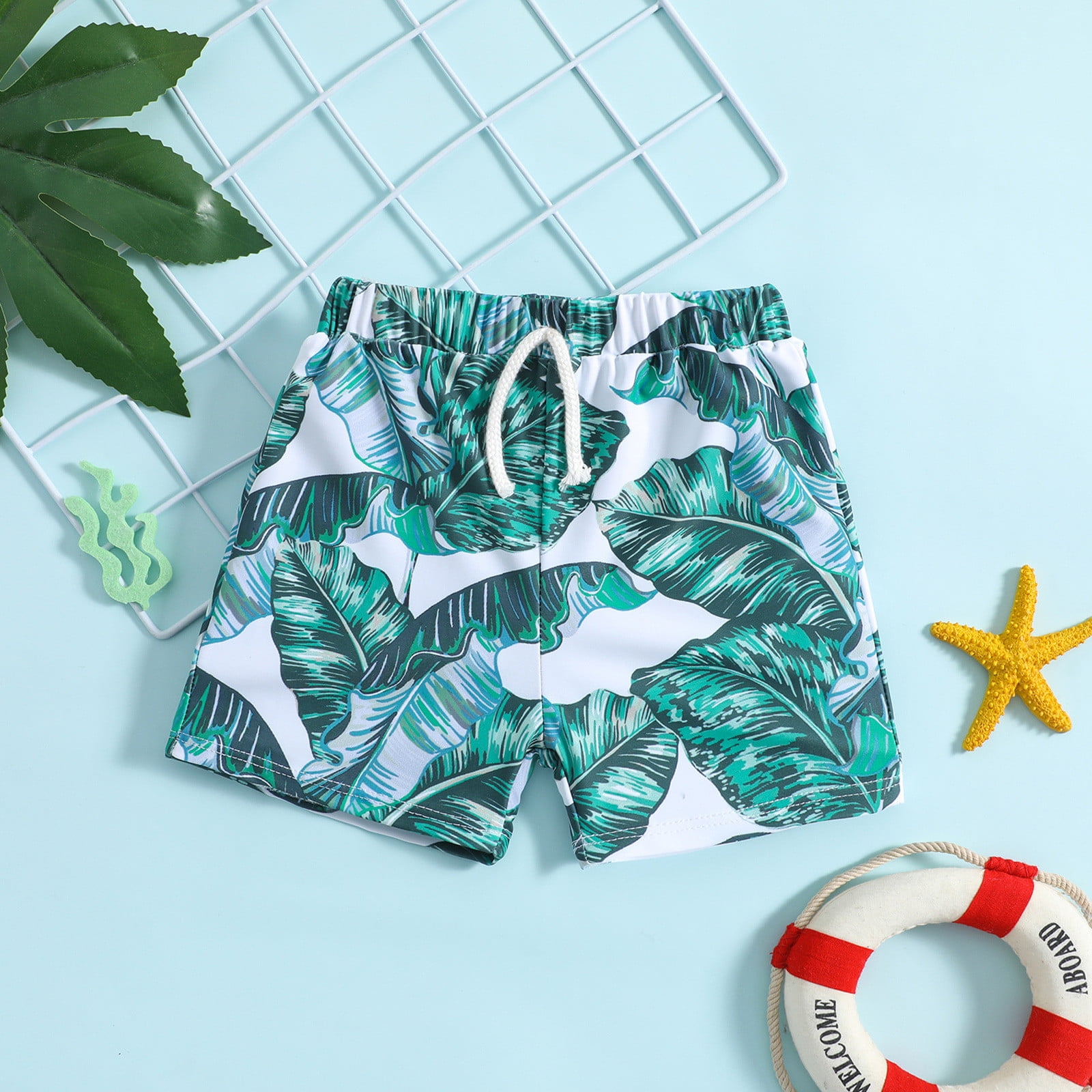 Click here for Wenxiaoo Toddler Boys Swim Trunks Cartoon Toddler... prices