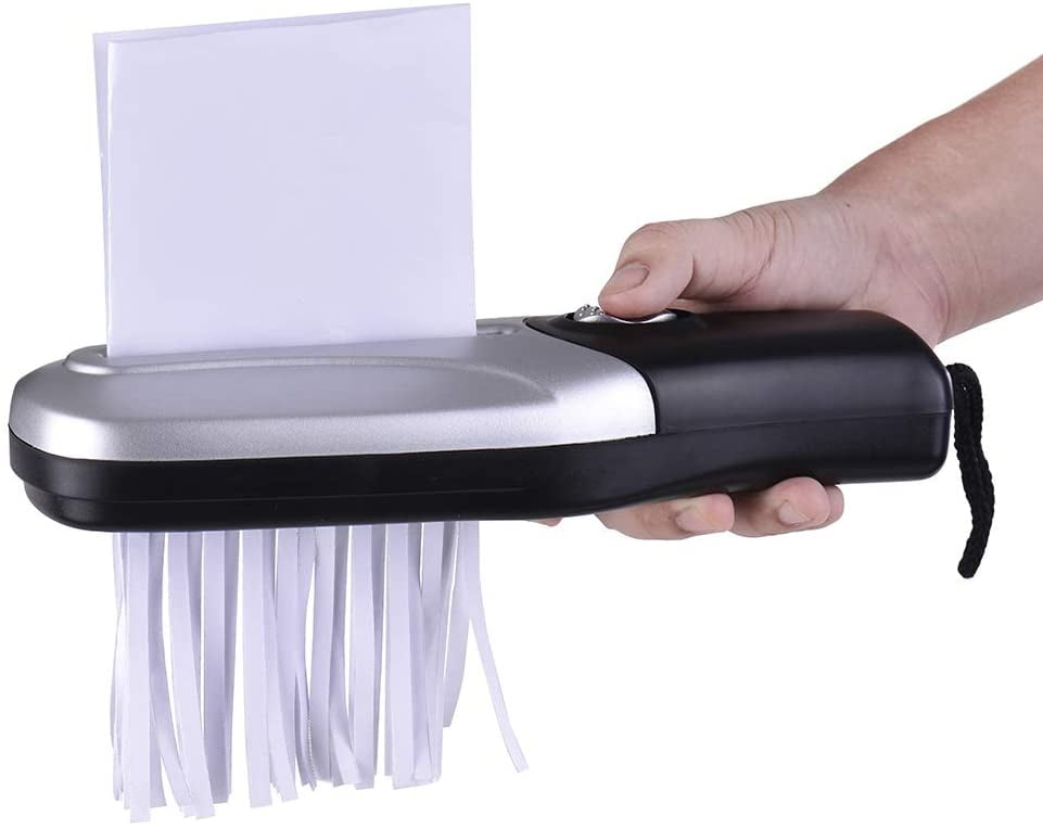 Paper Cutter Portable Handheld Shredder A6 Folded A4 Strips Cut Usb ...