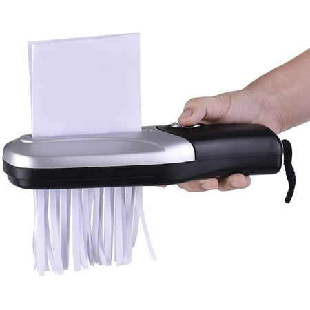 Paper Cutter Portable Handheld Shredder A6 Folded A4 Strips Cut USB ...