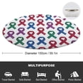 59.1in Round Blanket Light Weight Anti-Wrinkle Anti-Allergy Non ...
