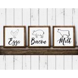 Kitchen wood Signs rustic farmhouse - Walmart.com
