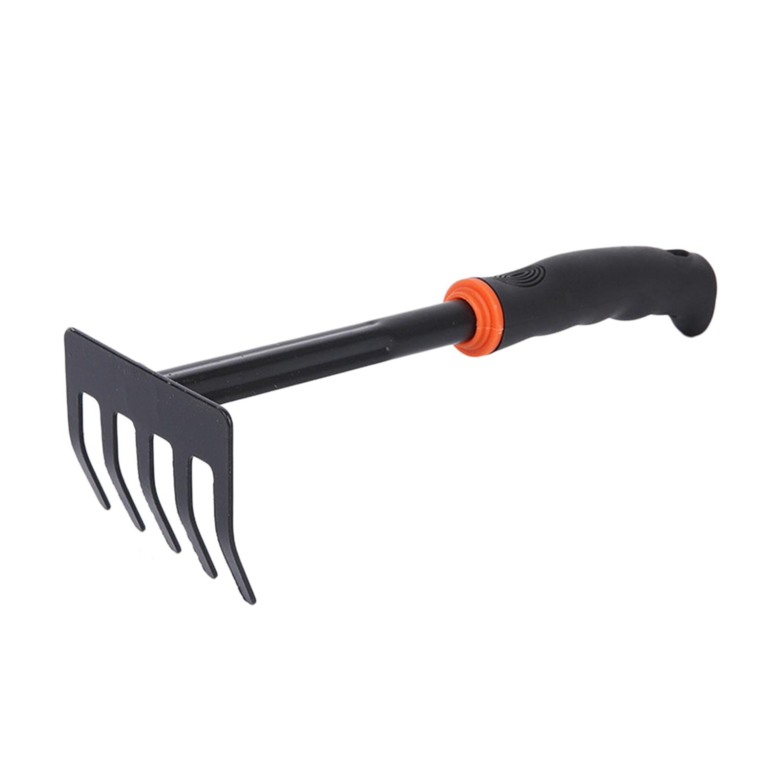 Manual Brush Cutter, Garden Rake with Handle, Metal Portable Weeding ...