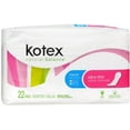 Kotex Ultra Thin Pads Regular Unscented 22 Each (Pack of 2) - Walmart.com