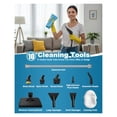 2500W High Pressure Steam Cleaner, Handheld Steamer with 37OZ Tank & 3 ...