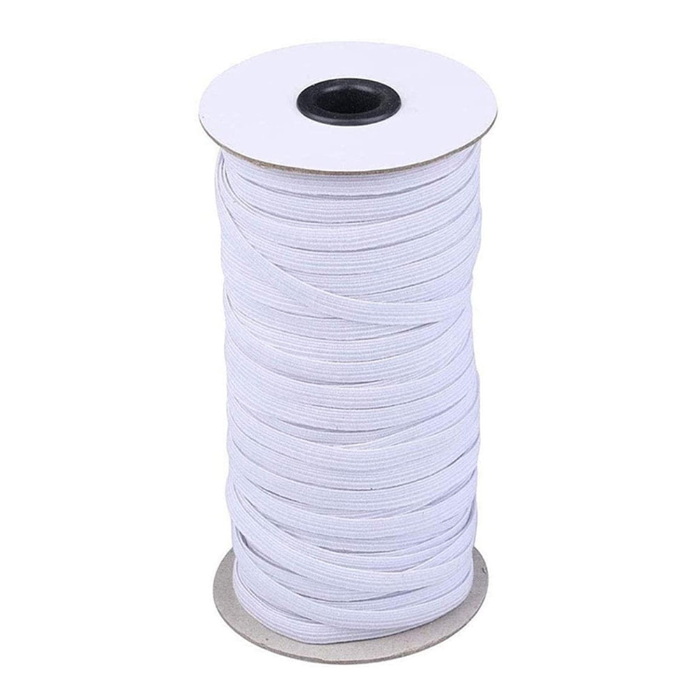 Lzndeal High Elasticity Knit Spool Elastic Rope Bungee Bands White ...