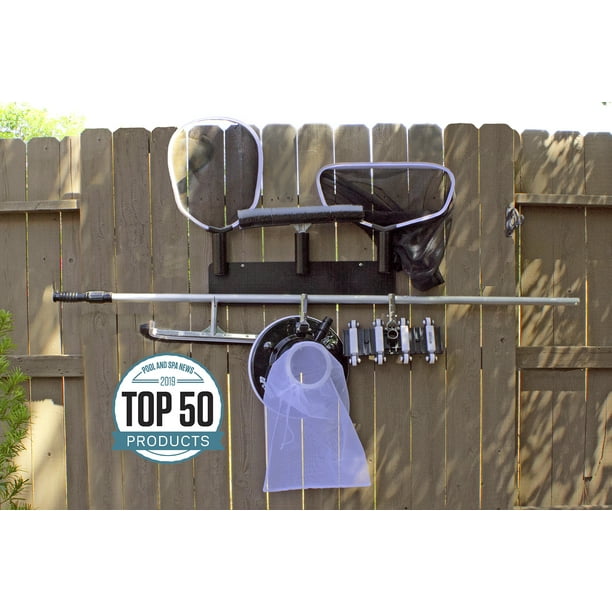 Poolmaster Hanging/Mounted Swimming Pool Tool Organizer Storage Rack ...