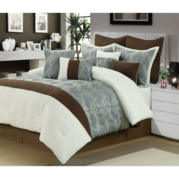 Regal 10-piece Comforter Set Queen - Walmart.com - Walmart.com