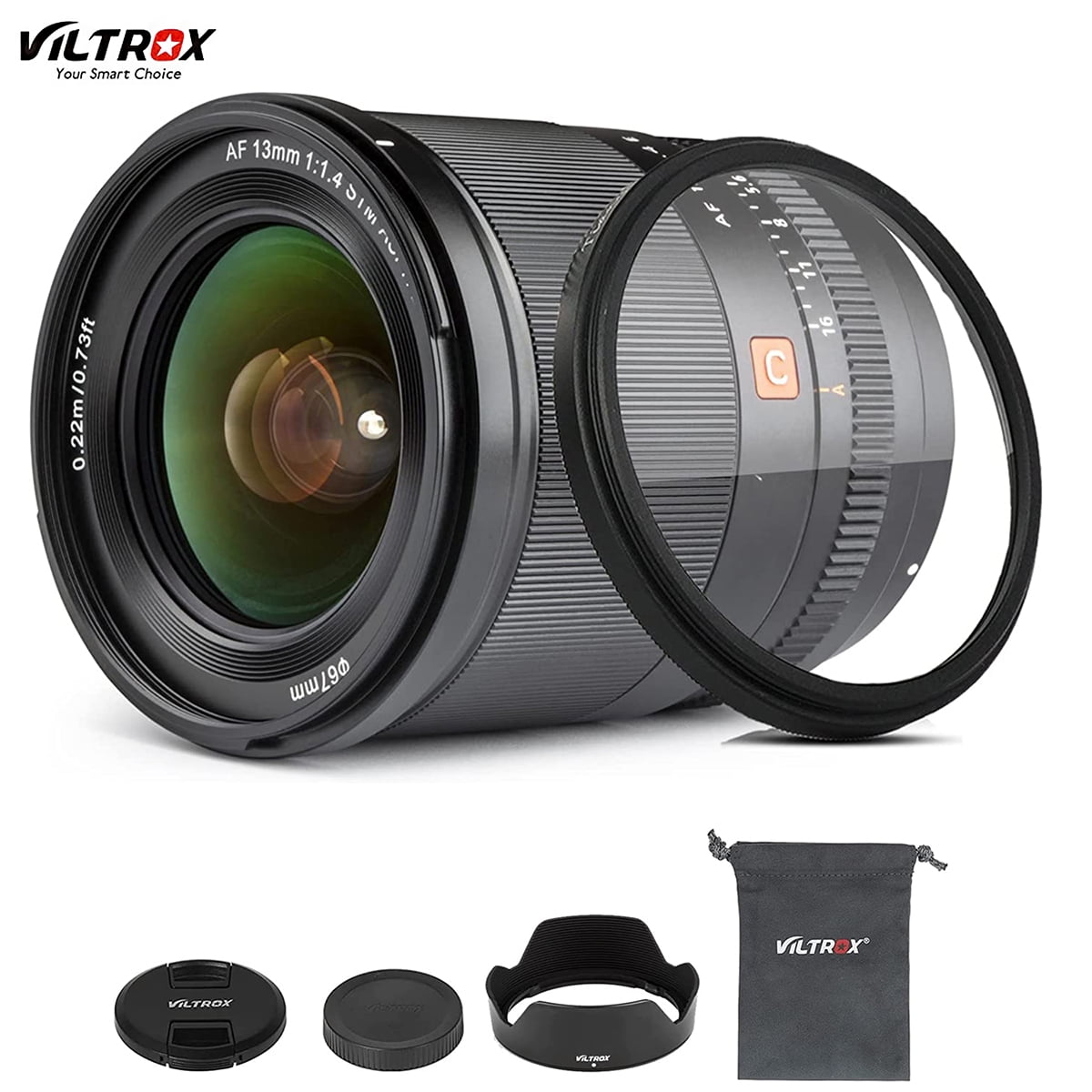VILTROX 13mm f/1.4 F1.4 Z-Mount APS-C Lens Ultra Wide Angle Autofocus ...