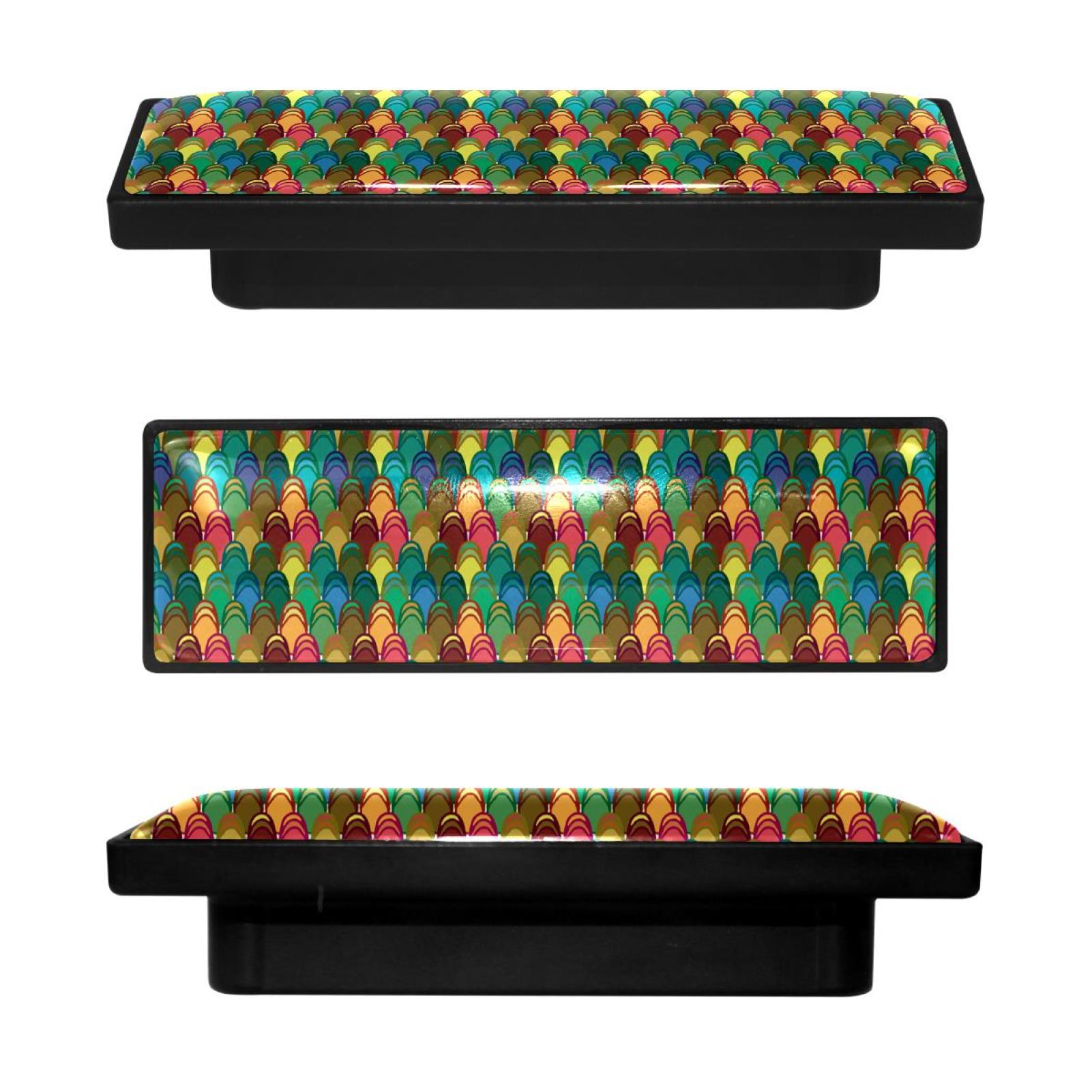 4 Pcs Rectangle Cabinet Handle Cupboard Knob Drawer Pulls Handle Fish ...