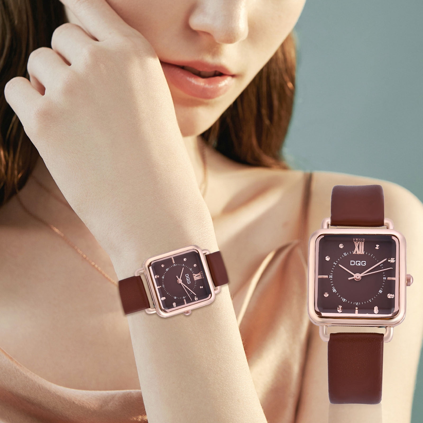 Click here for Vivavault Elegant Frosted Strap Wristwatch For Wom... prices