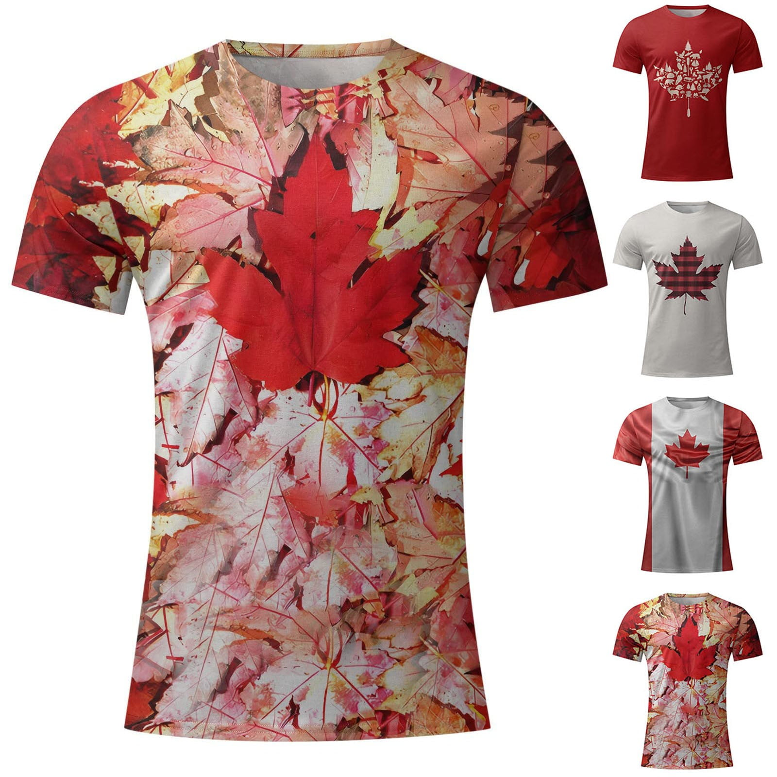 Click here for Brnmxoke Plus Size Womens Summer Tops Happy Canada... prices