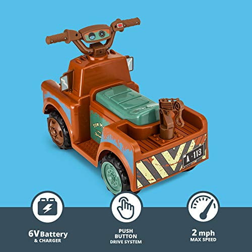 Kid Trax Dodge Tow Mater 6V Battery-Powered Ride-On Toy Red - Walmart.ca