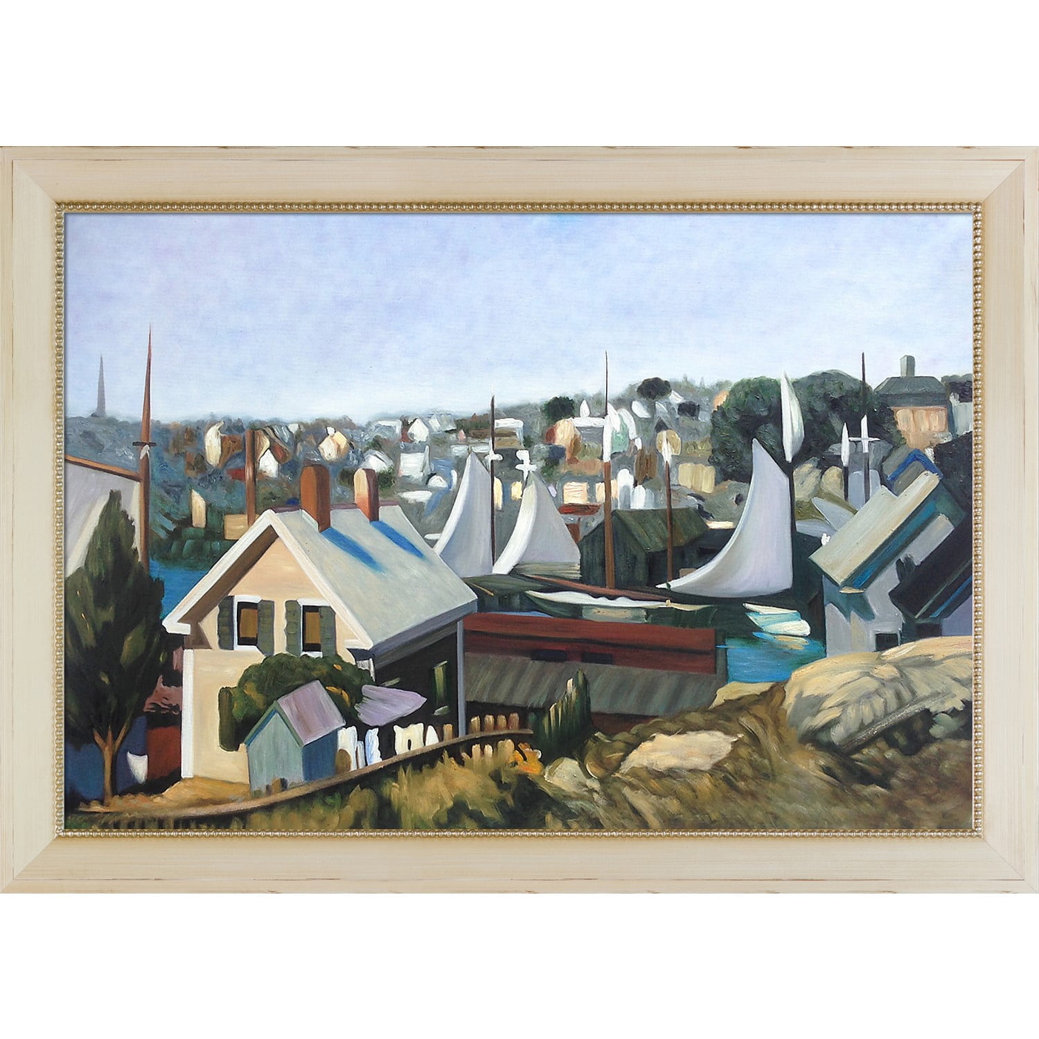 Gloucester Harbor, 1912 with Constantine Frame 24" X 36" - Walmart.com