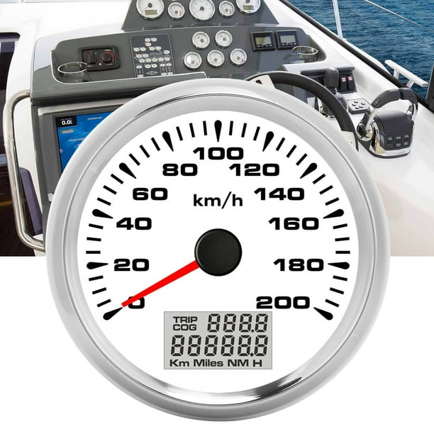 Velocímetro GPS, Odómetro Para Barco 0-200 Km/h Para Yate De Barco De ...