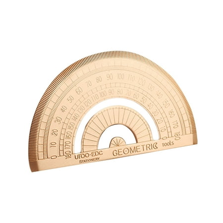 braveheart Brass Triangular Ruler 180 Degree Protractor Brass ruler ...