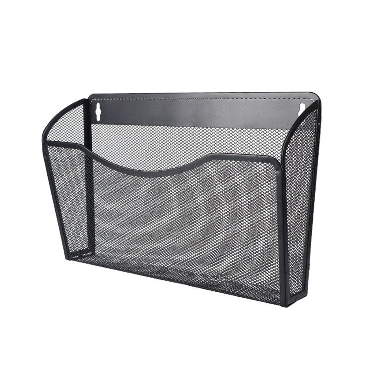 Mesh Wall Mounted File Holder,Casewin 1 Pack Metal Wall File Pocket ...