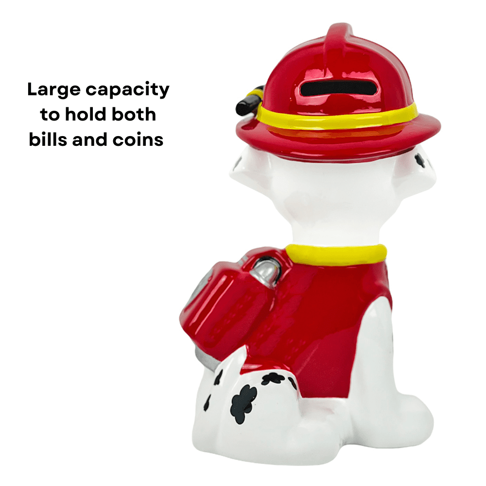 Buy Paw Patrol Piggy Bank Dalmatian Marshall Ceramic Bank Online at ...