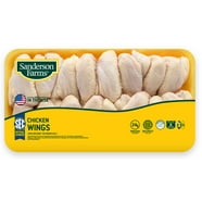 Pierce Chicken Seasoned Large Gourmet Chicken Wings, 1st and 2nd Joint ...