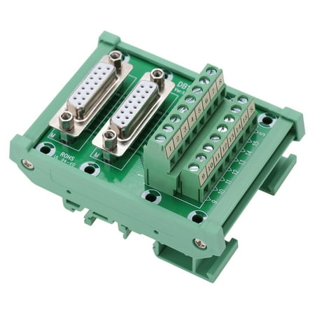 Double Female Head DB15-M6 Strong Applicability Terminal Block Board ...