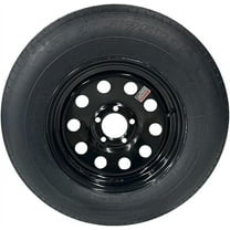 Trailer Tire on Rim ST205/75R15 TrailQuest LRC Radial 6 Ply 5 Lug ...