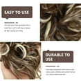 Bun Hair Messy Ponytail Piece Chignon Curly Scrunchies Wig Extensions ...