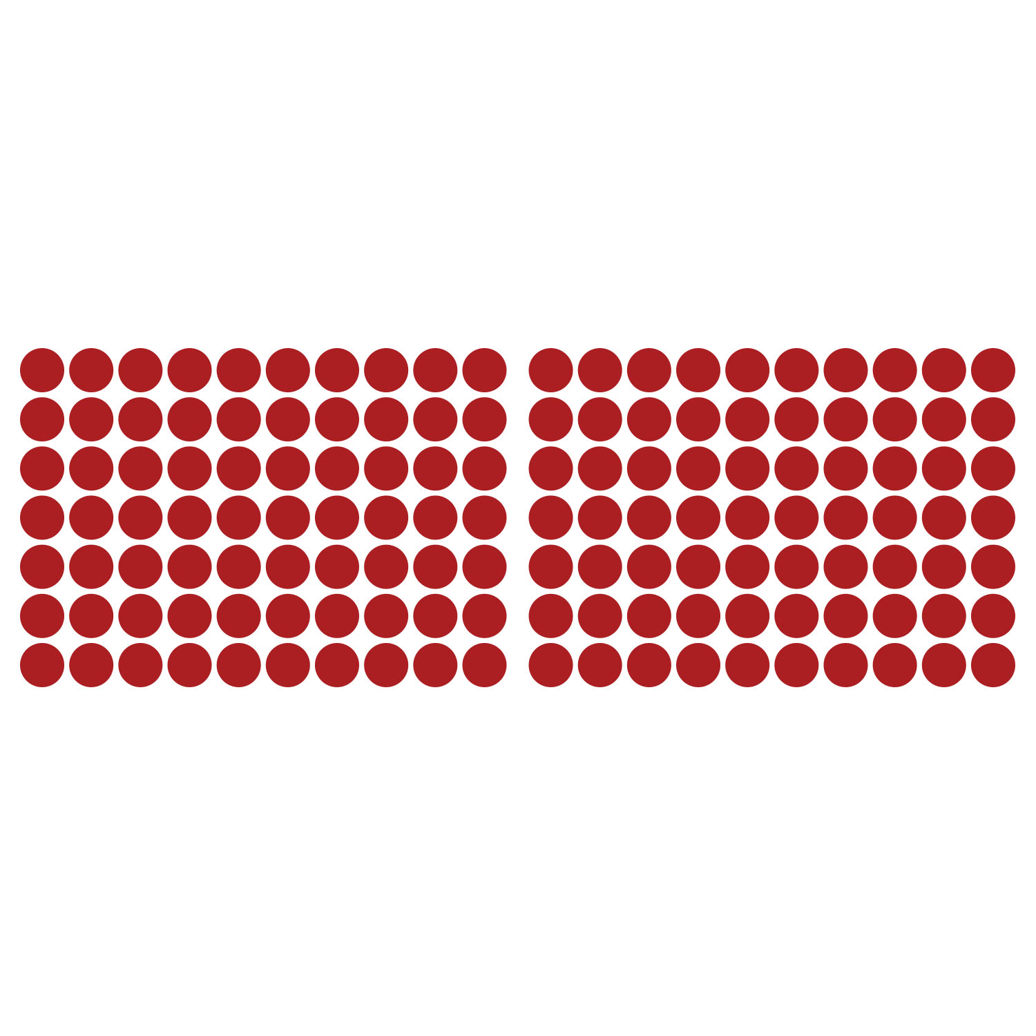 LiteMark 1 Inch Red Vinyl Removable Dot Classroom Floors & Walls Decals ...