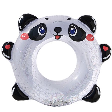 Baby Pool Float Cute Cartoon Panda Thick Inflatable Swimming Ring With ...