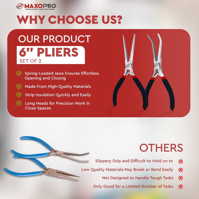 Knipex DURATECH Pliers Set 8-Pieces Premium Cr-V/Cr-Ni Construction ...