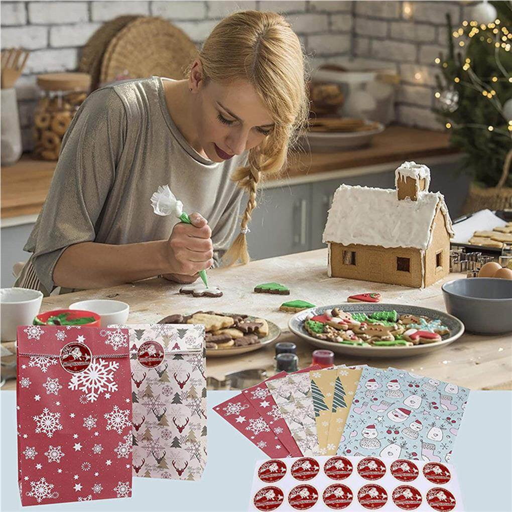 Click here for Facefd 24pcs Christmas Advent Calendar Bags Christ... prices