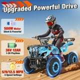 36 Volt Ride on Toys for Big Kids, Electric 4 Wheeler ATV with 500w ...