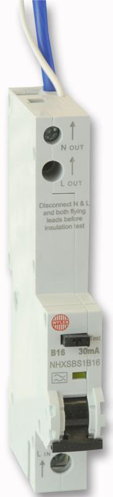 WYLEX - 16A 30mA Single Pole Type B RCBO - Walmart.com