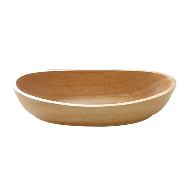 Creative Boat Shape Plate Wooden Dish Kitchen Decor Platter - Walmart.ca