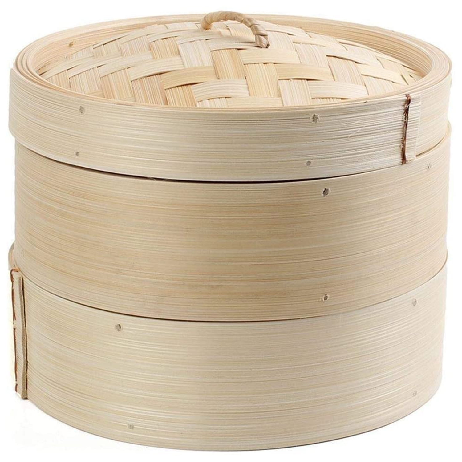 Click here for Unbranded Bamboo Steamer 2 Tier 8 Inch Dim Sum Bas... prices