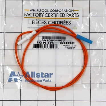 Whirlpool Genuine Replacement Oven Igniter W10918546 for Stove and ...