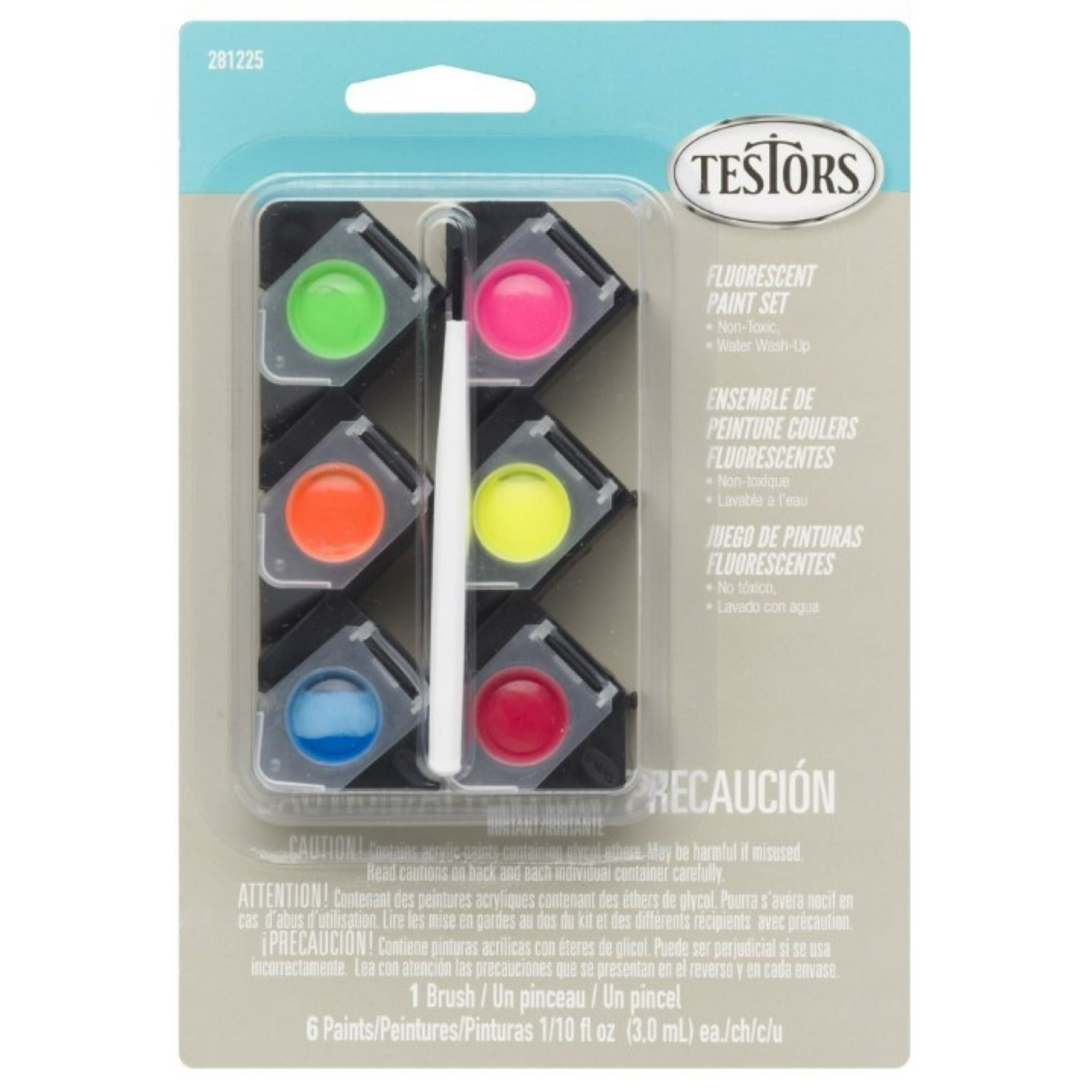 Set De 6 Pinturas Acrílicas Cápsulas Fluorescentes | Knasta Chile Set De 6 Pinturas Acrílicas Cápsulas Fluorescentes | Knasta Chile