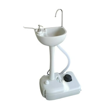 Yescom Portable Camping Sink with 17L Base & 24L Drain Tank, Hand Wash ...