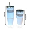 30oz Car Mug 304 Stainless Steel Thermal Insulation Straw Mug Large