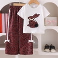 Afdoent Girls 2 Piece Outfits Casual Outfit Soft T Shirt And Long Pants ...