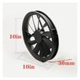 12V 10 Inch Mini Ventilator Solar Exhaust Fan 100W Solar Panel Powered ...