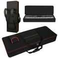 FANOTEK 61 Key Electronic Keyboard Bag, 10mm Thick Sponge Keyboard Gig ...